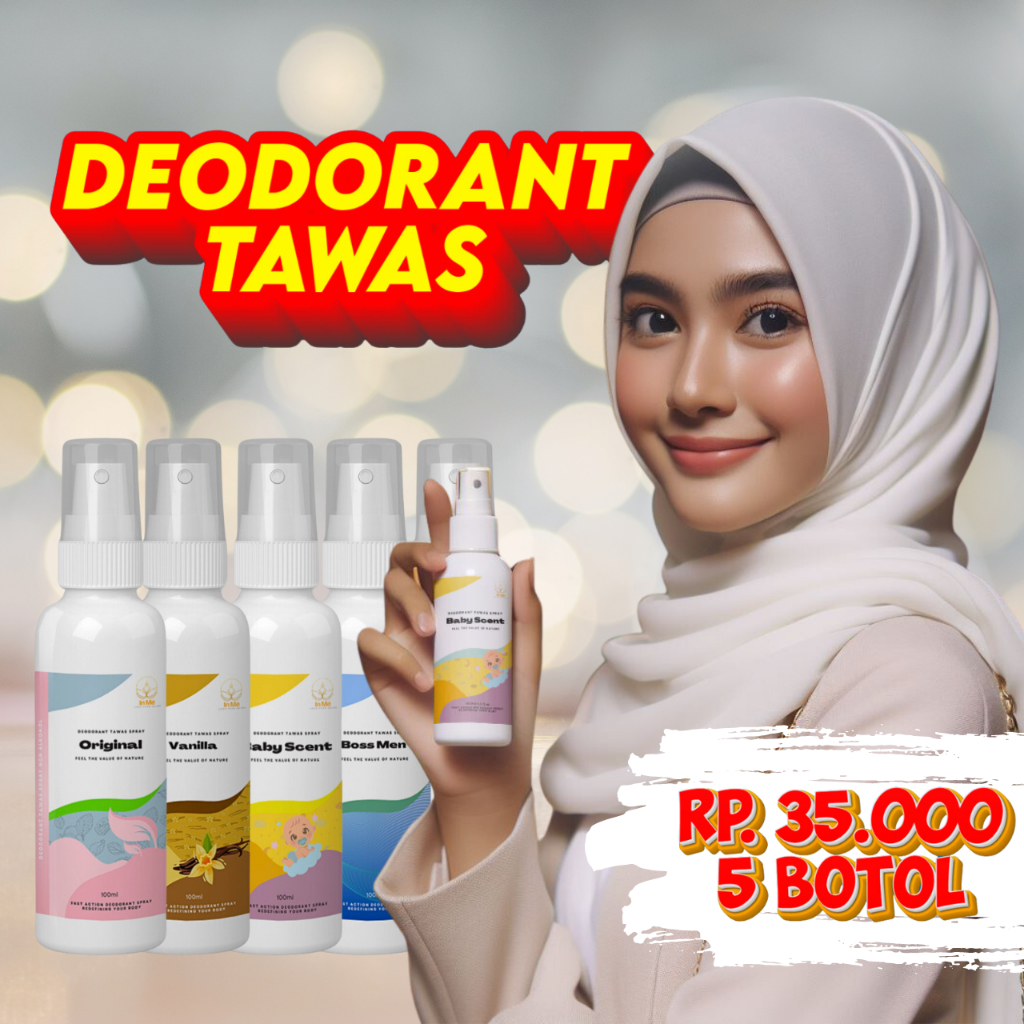 Jual INME 5 Botol Deodorant Tawas Spray Atasi Keringat dan Bau Ketiak ...