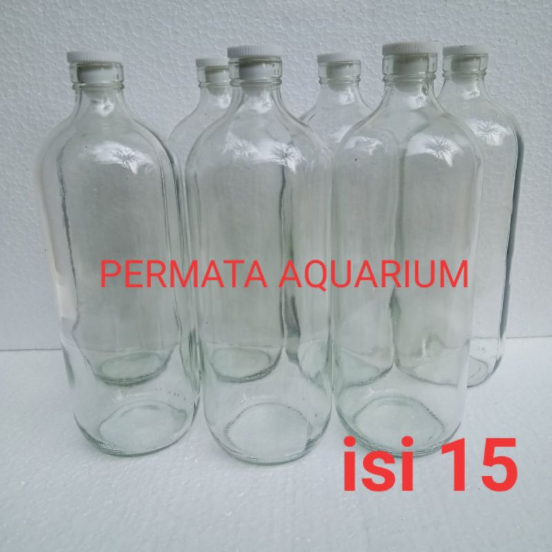 Jual PAKET HEMAT ISI 15pcs BOTOL BENSIN 1 LITER BOTOL BENSIN KACA 1 ...