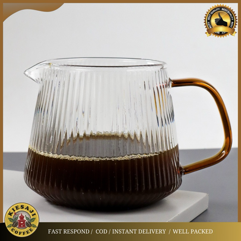 Jual Cloud Coffee Server Pot Gelas Brewing V60 500ml / server Kopi v60 ...