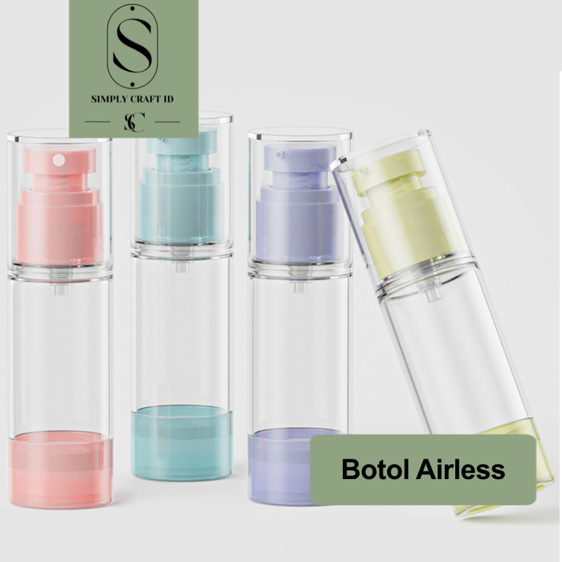 Jual Simply Craft ID - Botol Airless Botol Vakum Tanpa Selang Pump ...
