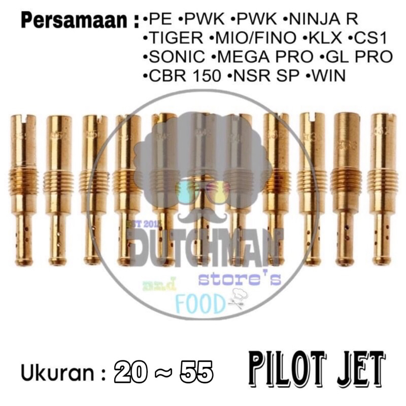 Jual Sepuyer Spuyer Pilotjet Pilot Jet Karbu Karburator Carburator TIGER PE PWK PWL | Shopee ...