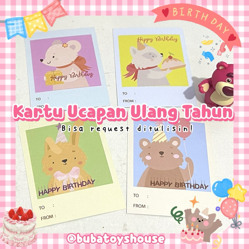 Jual Kartu Ucapan Ulang Tahun Birthday Card Lucu | Shopee Indonesia
