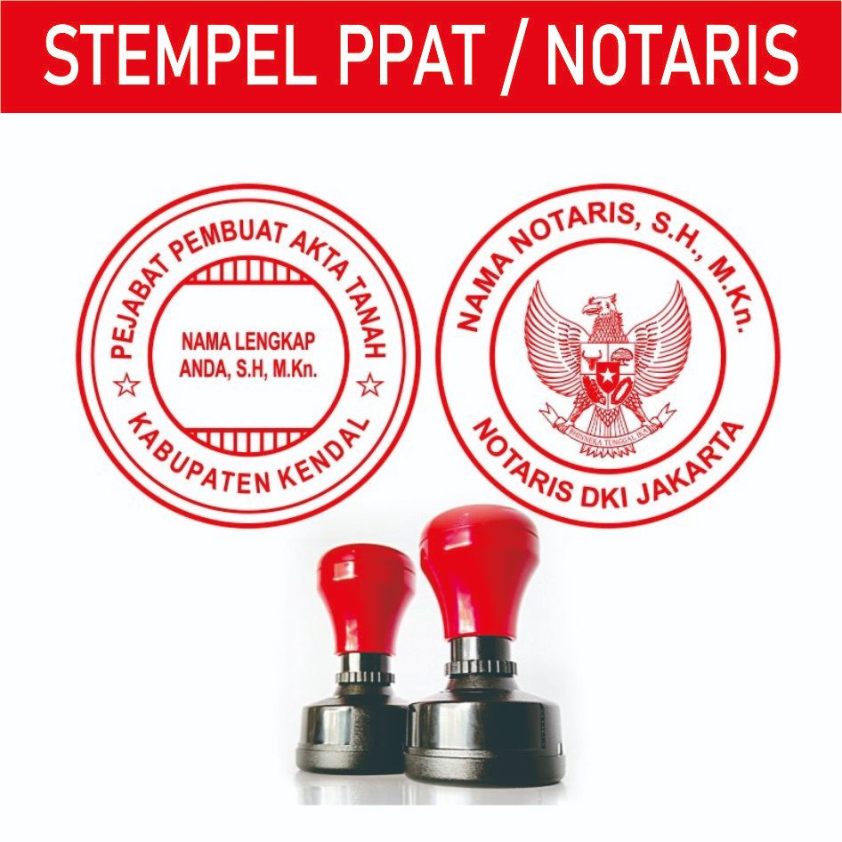 Jual Stempel PPAT / NOTARIS Sesuai Aturan Permen - Stempel PPAT ...