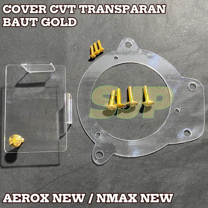 Jual Cover cvt transparan untuk pemasangan spinner nmax new aerox new ...