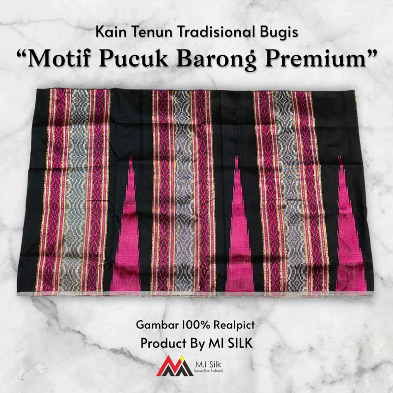 Jual Kain Tenun Bugis Sutera Premium Pucuk Barong | Shopee Indonesia