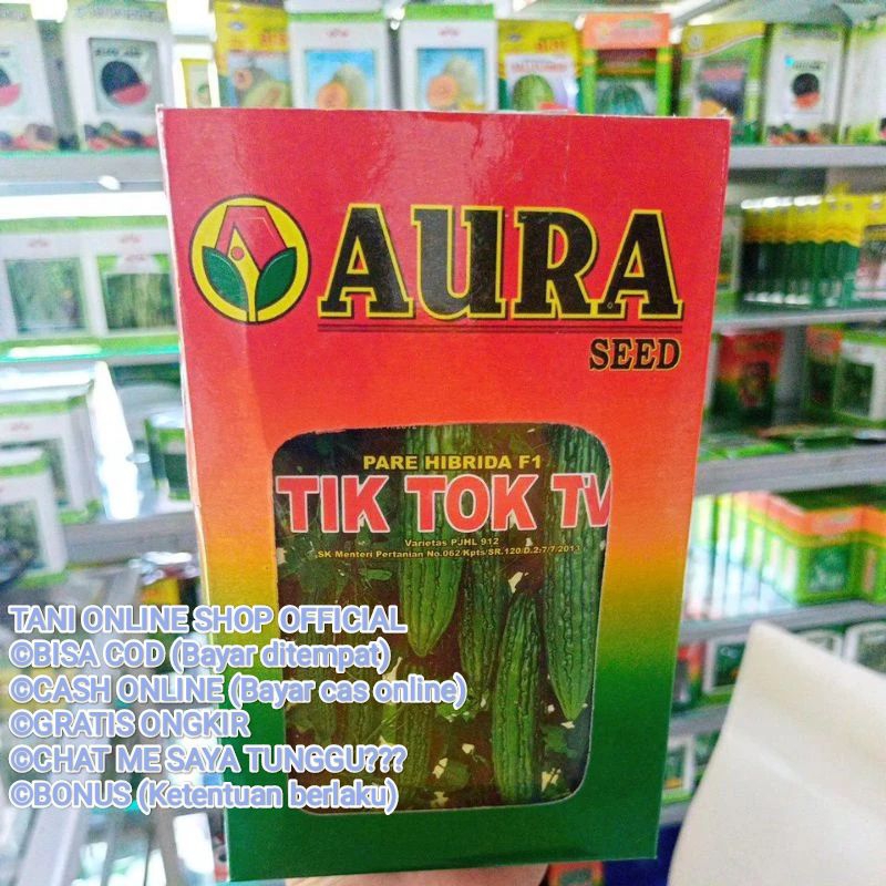 Jual Benih Bibit Paria Pare Jumbo Tik tok F1 (Panjang Berbobot Hijau ...