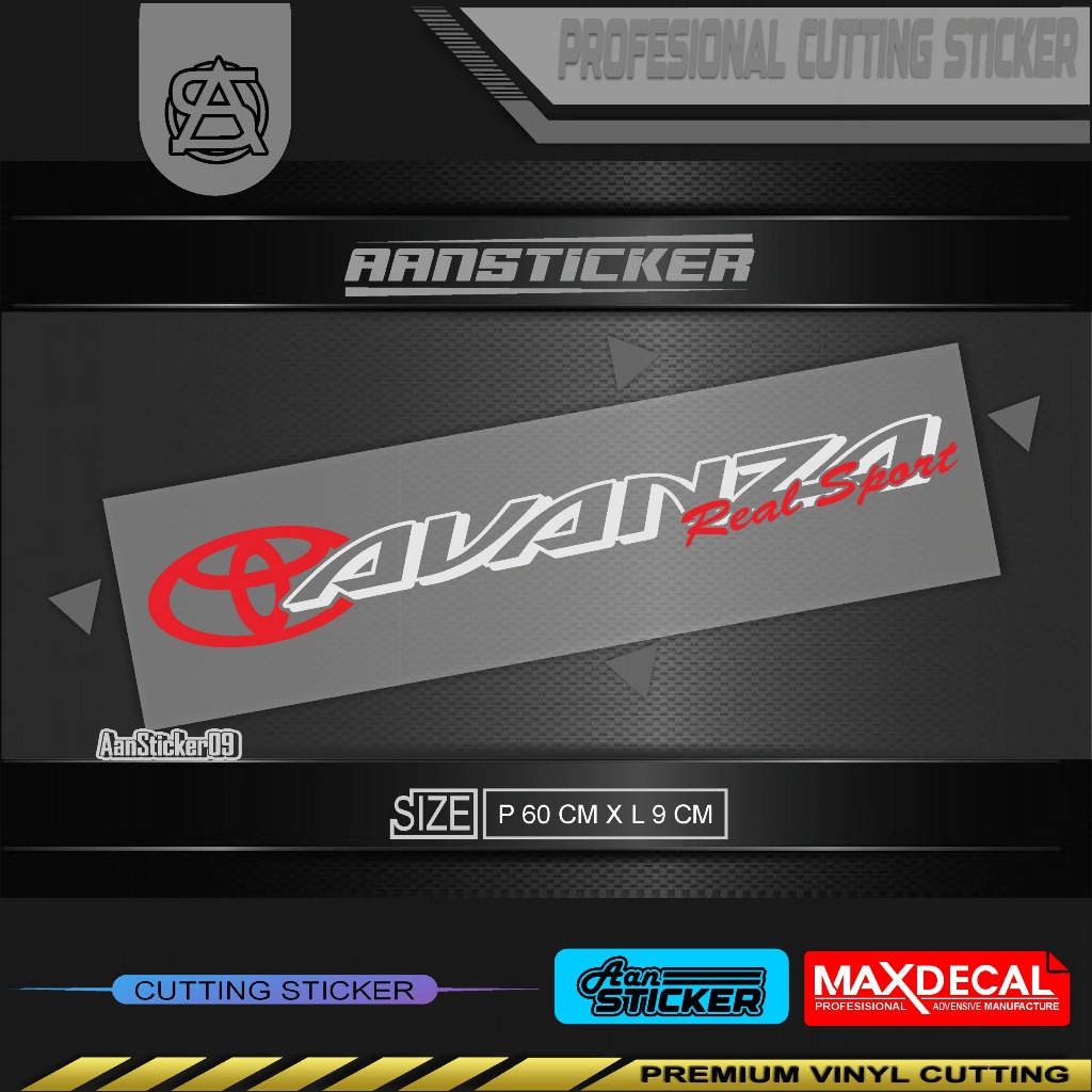Jual STIKER cutting AVANZA // STIKER BUAT KACA DEPAN MOBIL ALL AVANZA ...