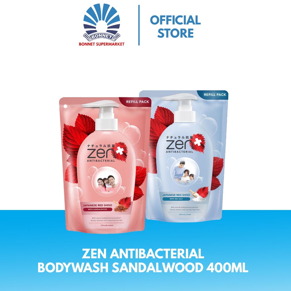 Jual Zen AntiBacterial Body Wash Refill 400ml | Shopee Indonesia