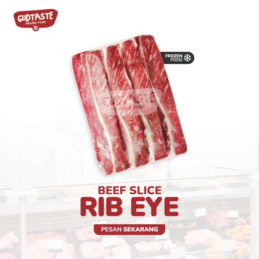 Jual Beef Slice Rib Eye 500 Gram - Daging Slice - BBQ - Grill - Beef ...