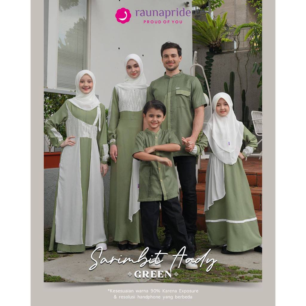 Jual SARIMBIT TERBARU 2024 RAUNA SARIMBIT AUDY GREEN | Shopee Indonesia