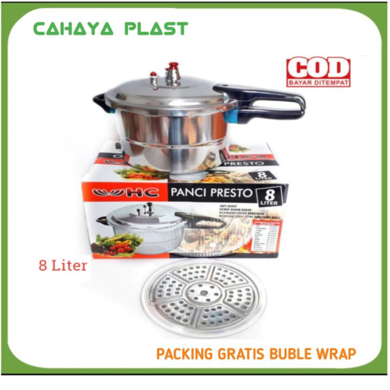 Jual PANCI PRESTO 8L PELUNAK DAGING AYAM SERBAGUNA TANPA TUTUP PANCI STEAMER | Shopee Indonesia