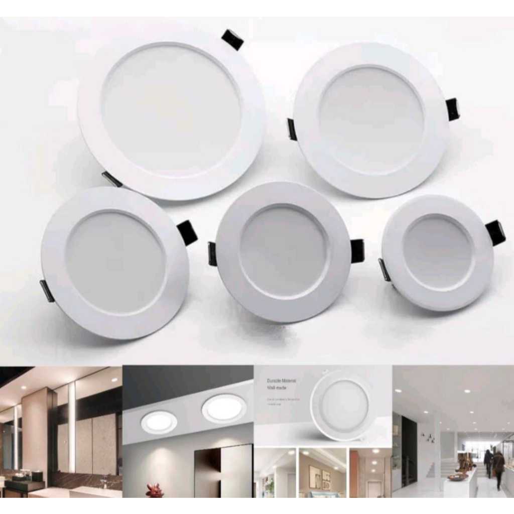 Jual LED Lampu langit langit bulat Panel LED spotlight | Shopee Indonesia