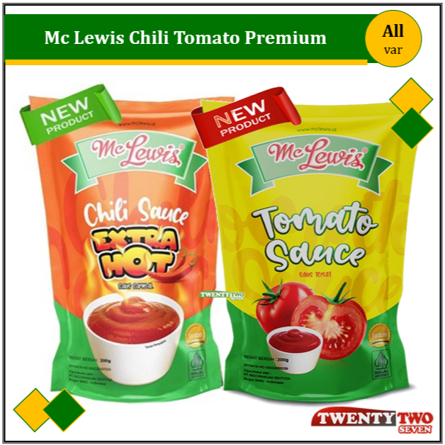 Jual Mc Lewis Premium Tomato Chili Sauce Tomat Sambal Cabai Saos Saus ...