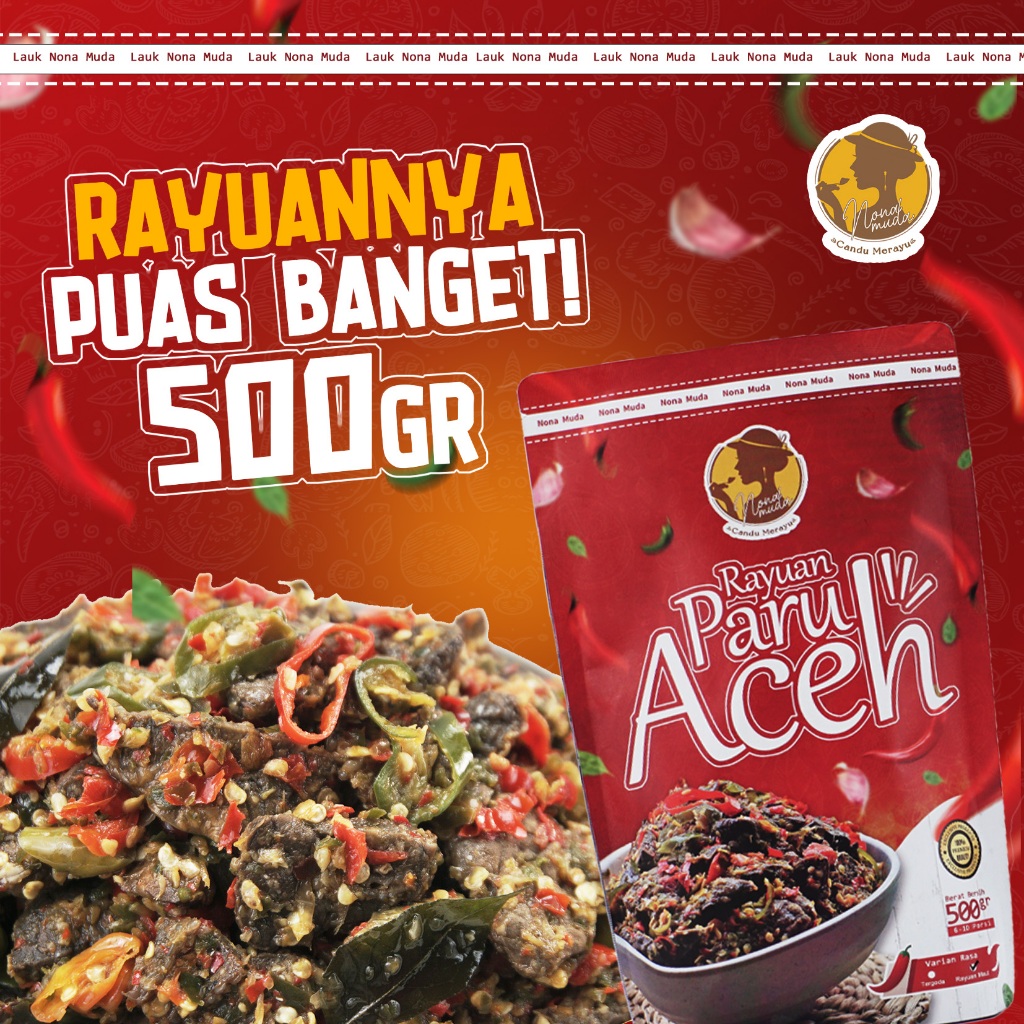 Jual Lauk Kemasan - Paru Aceh - 500gr - Paru Aceh Balado - Rayuan Paru ...