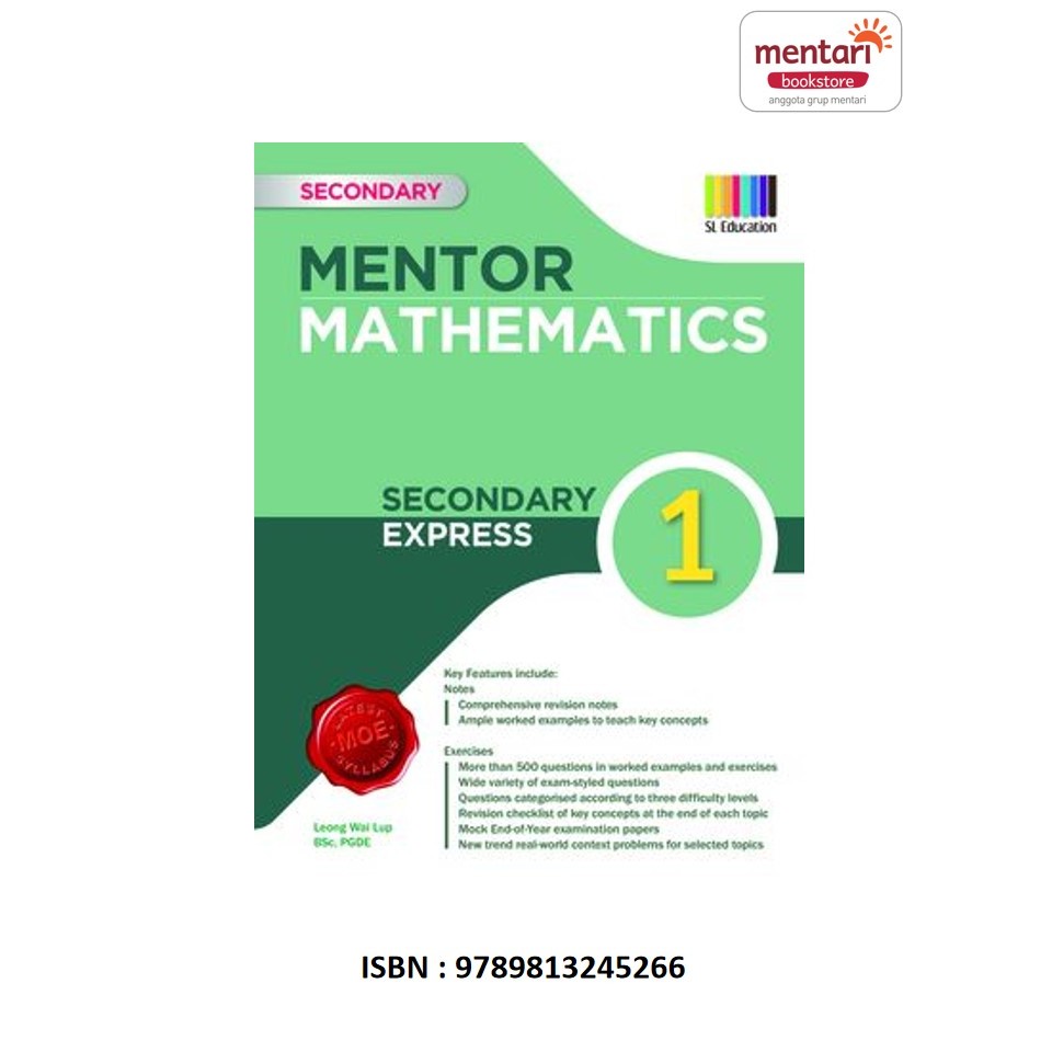 Jual Mentor Mathematics Secondary Express | Buku Latihan Matematika SMP ...