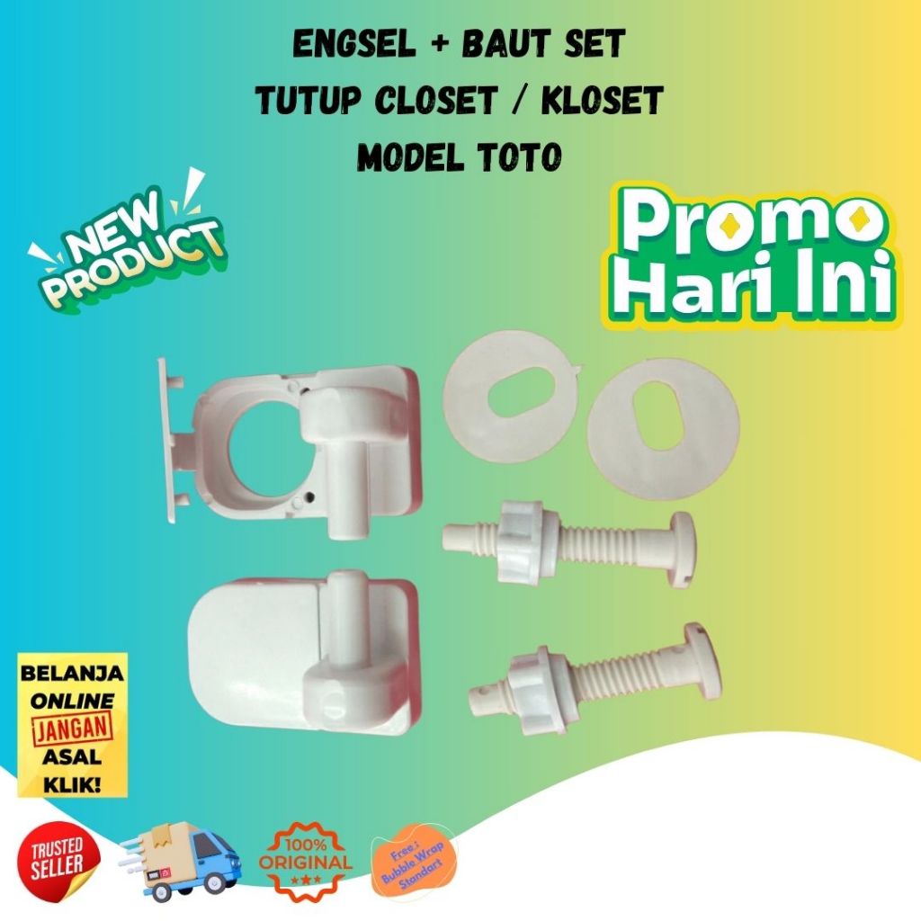 Jual Engsel Tutup Closet Baut Model Toto TC505 Murah Lengkap | Shopee ...