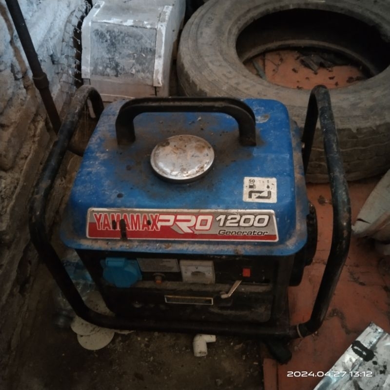 Jual Mesin Genset Yamamax PRO 1200 Biru Rubicon Generator 2tak | Shopee ...