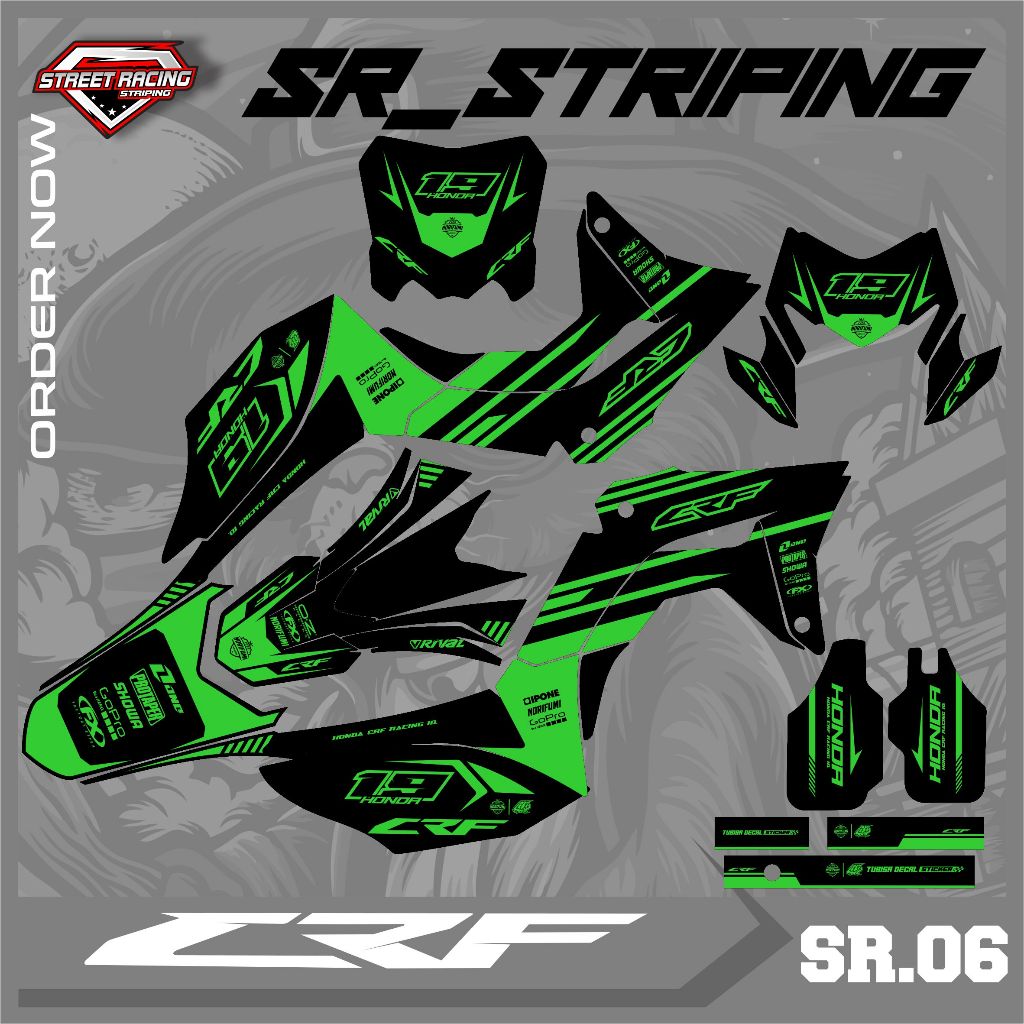 Jual Stiker Full Body CRF 150 L - Decal Sticker Custom CRF 150 L ...
