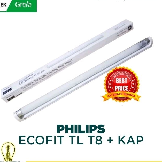 Jual INSTANT ONLY PHILIPS TL ECOFIT T8 16W PUTIH LED TUBE LAMPU SAJA ...