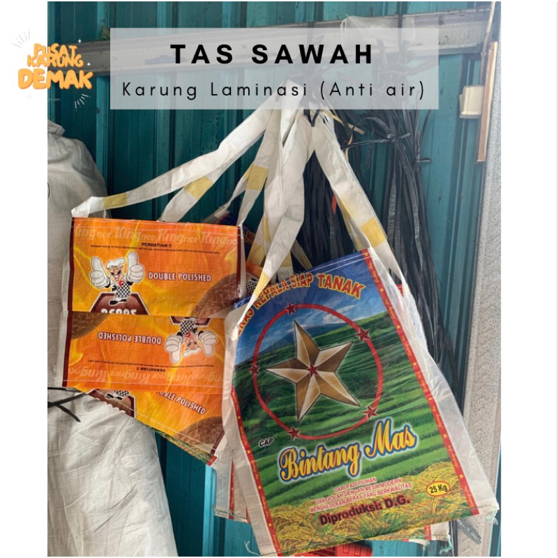 Jual Tas Karung Ukuran Laundry Sawah Perkebunan Wadah Rabuk Belanja ...
