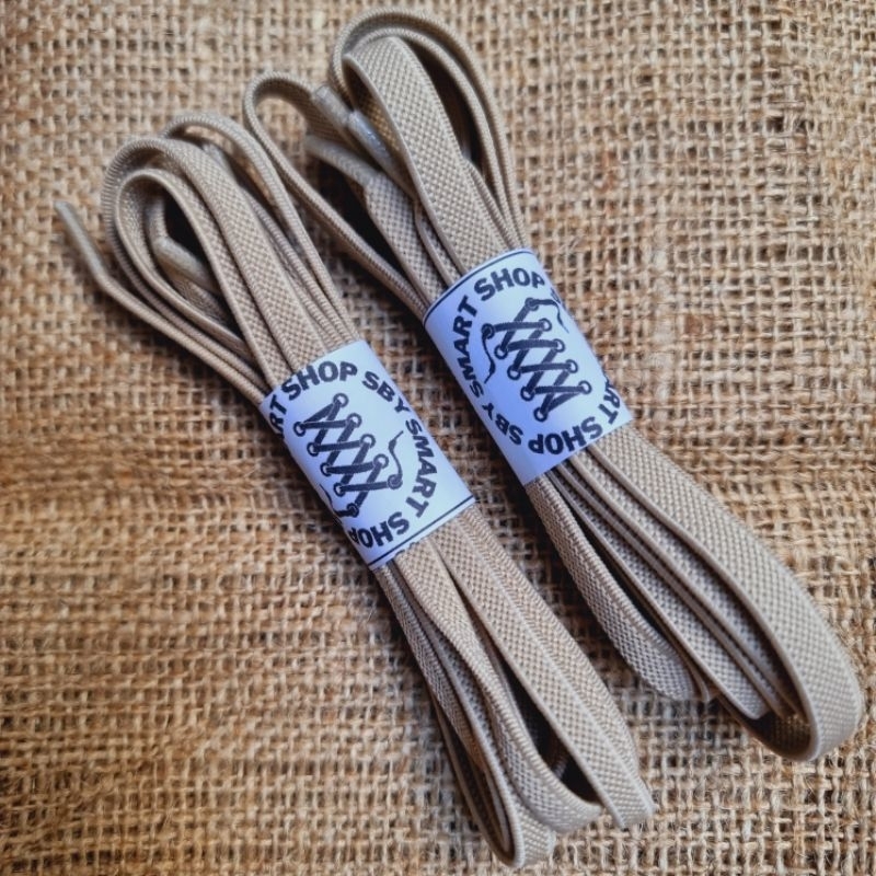 Jual TALI SAJA Tali Sepatu Elastis Lebar 6mm dan 8mm Elastic Shoelace ...