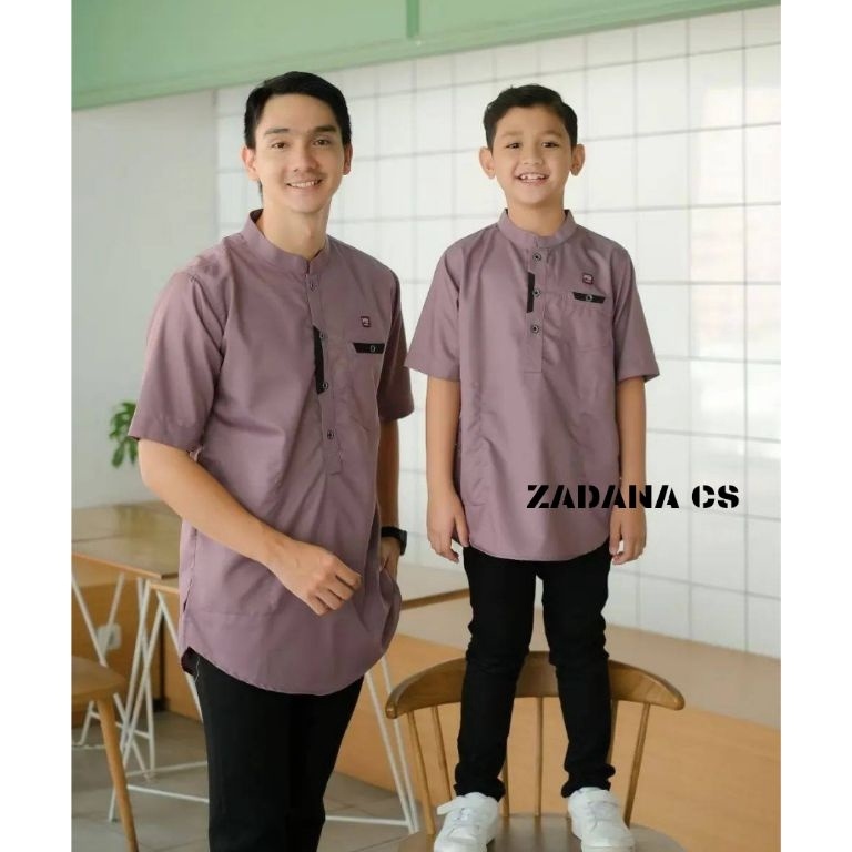 Jual ART E33I Zadana Baju Koko Kurta Couple Ayah dan Anak Terbaru Motif ...