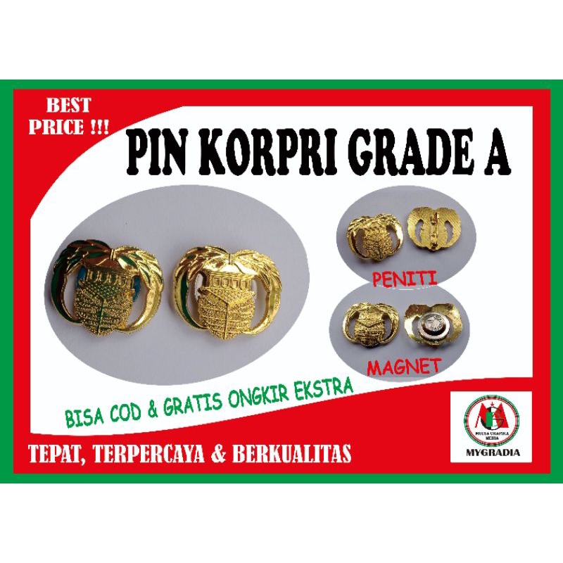 Jual PIN KORPRI KUNINGAN GRADE A | Shopee Indonesia