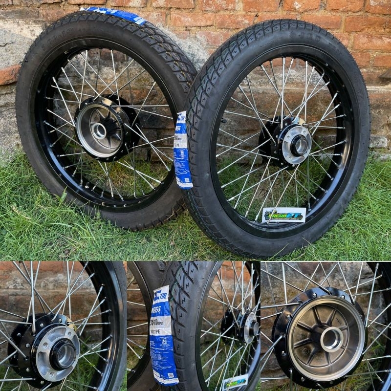 Jual velg set RX king RX s RX spesial R18 185 215 set ban luar dalam ...