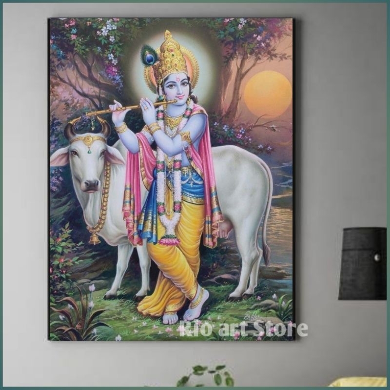 Jual Hiasan dinding poster sri krisna | Shopee Indonesia