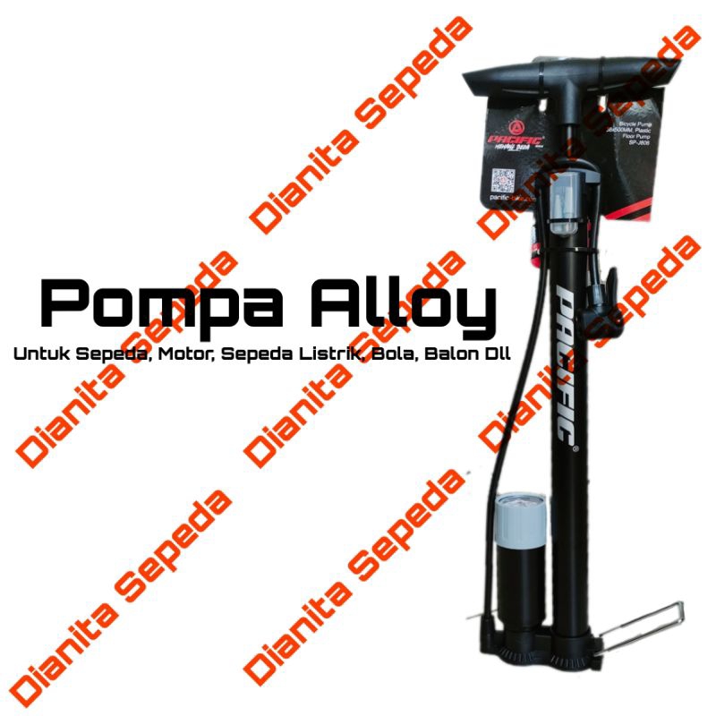Jual pompa angin ban sepeda motor mobil dual valve pentil besar dan ...