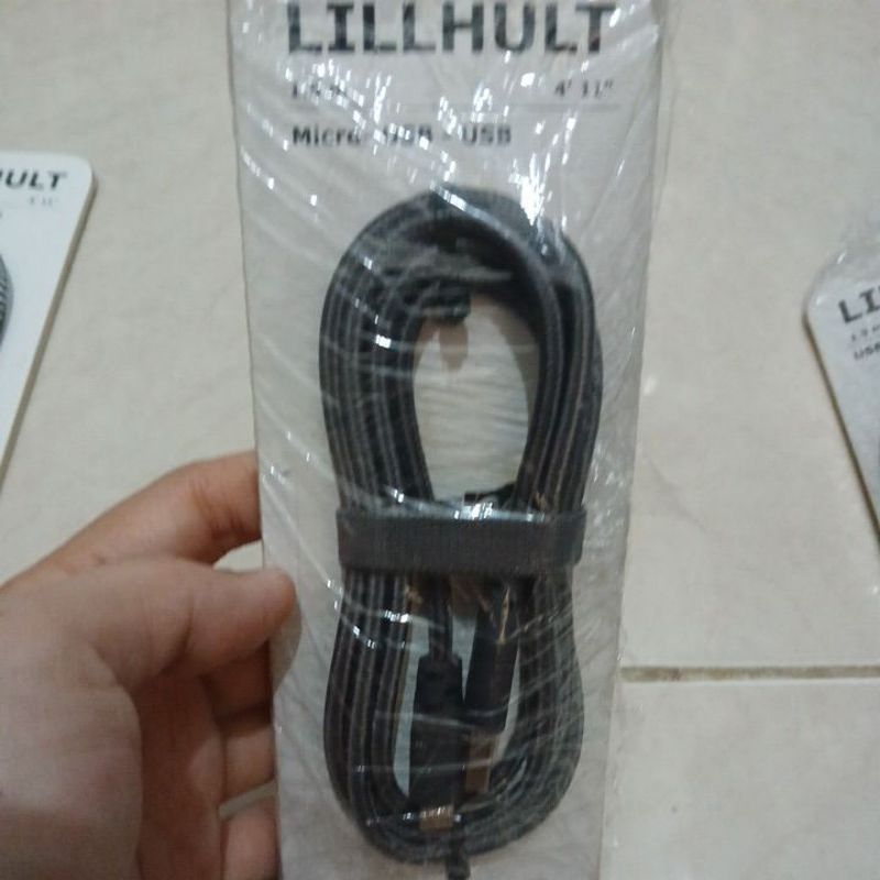 Jual IKEA LILLHULT kabel data panjang 150 cm USB -USB Kabel tekstil ...