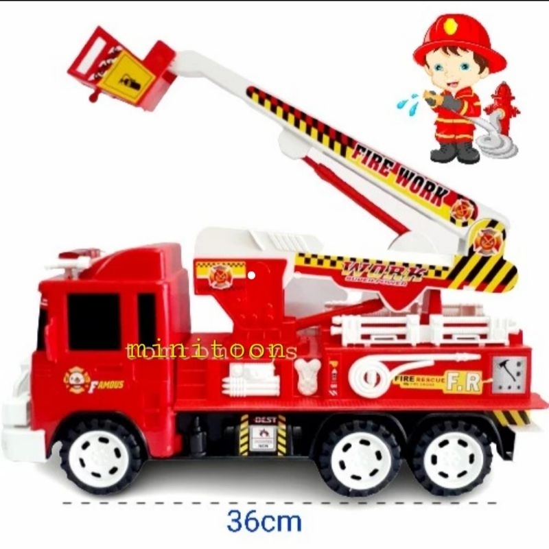 Jual MOBIL PEMADAM.Mainan Fire Fighter Truck Truk Pemadam Kebakaran ...