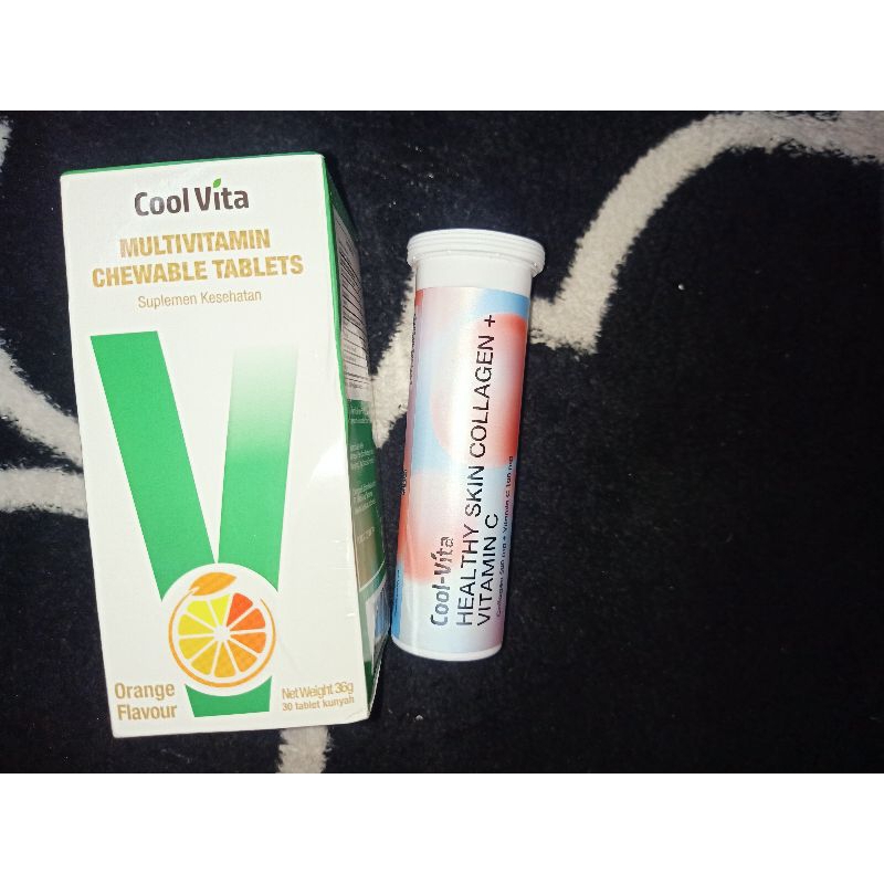 Jual Paket Seller Cool-vita Healthy Skin Collagen + Vit C | Shopee ...