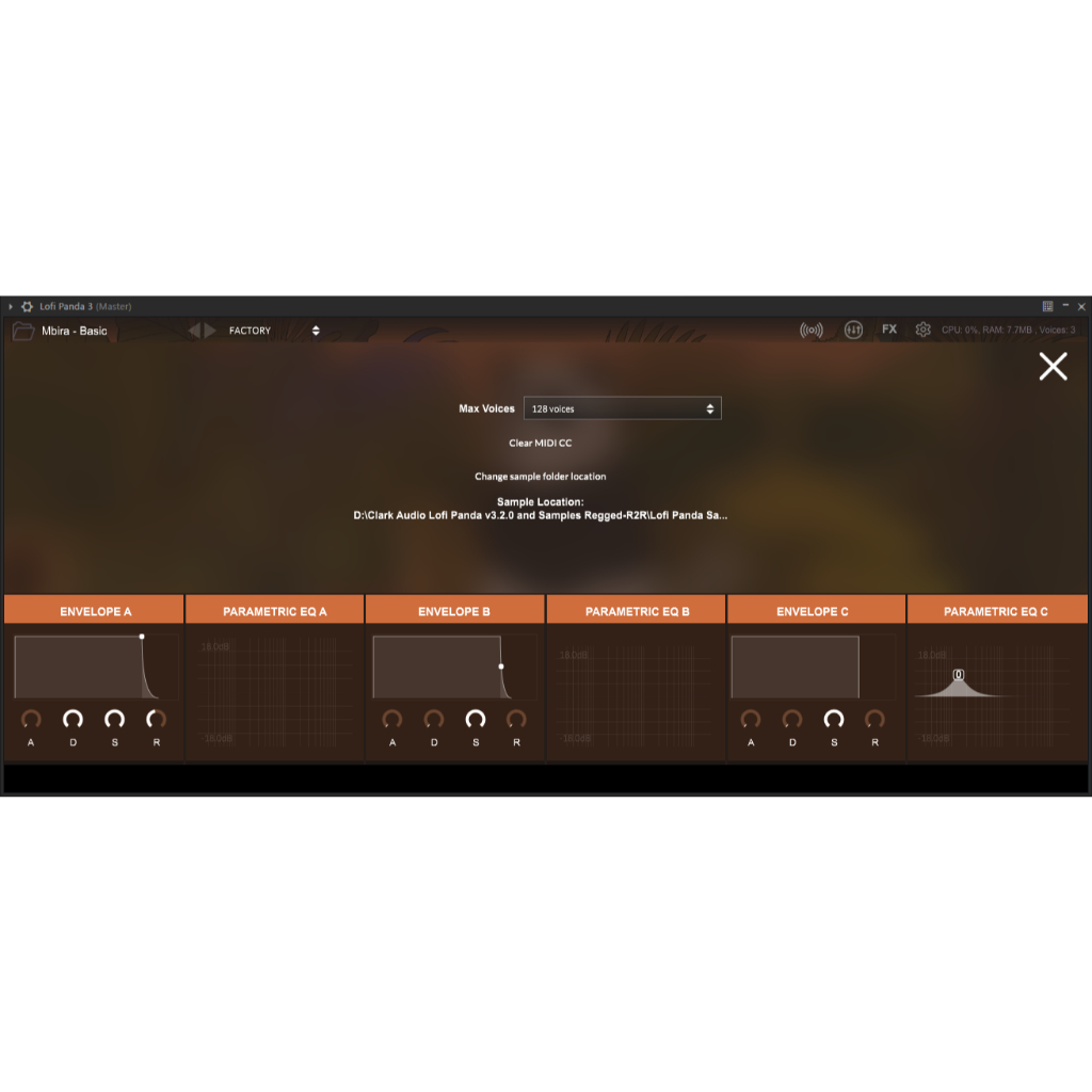 Jual Clark Audio - Lofi Panda 3 VST Plugin engines with textured ...