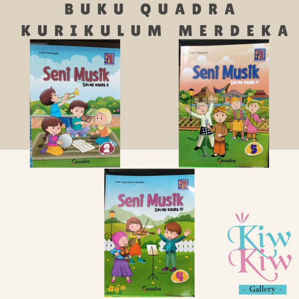 Jual Buku Seni Musik Kelas 1, 2, 3, 4, 5, 6 SD/MI Kurikulum Merdeka - Quadra | Shopee Indonesia