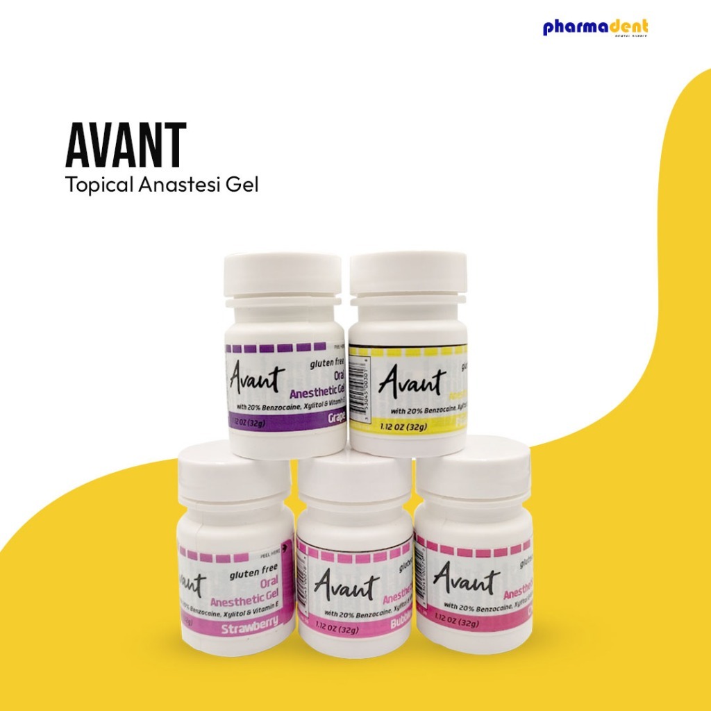 Jual AVANT Topikal Anastesi Dental Anestesi Topical Oral Anesthetic Gel ...