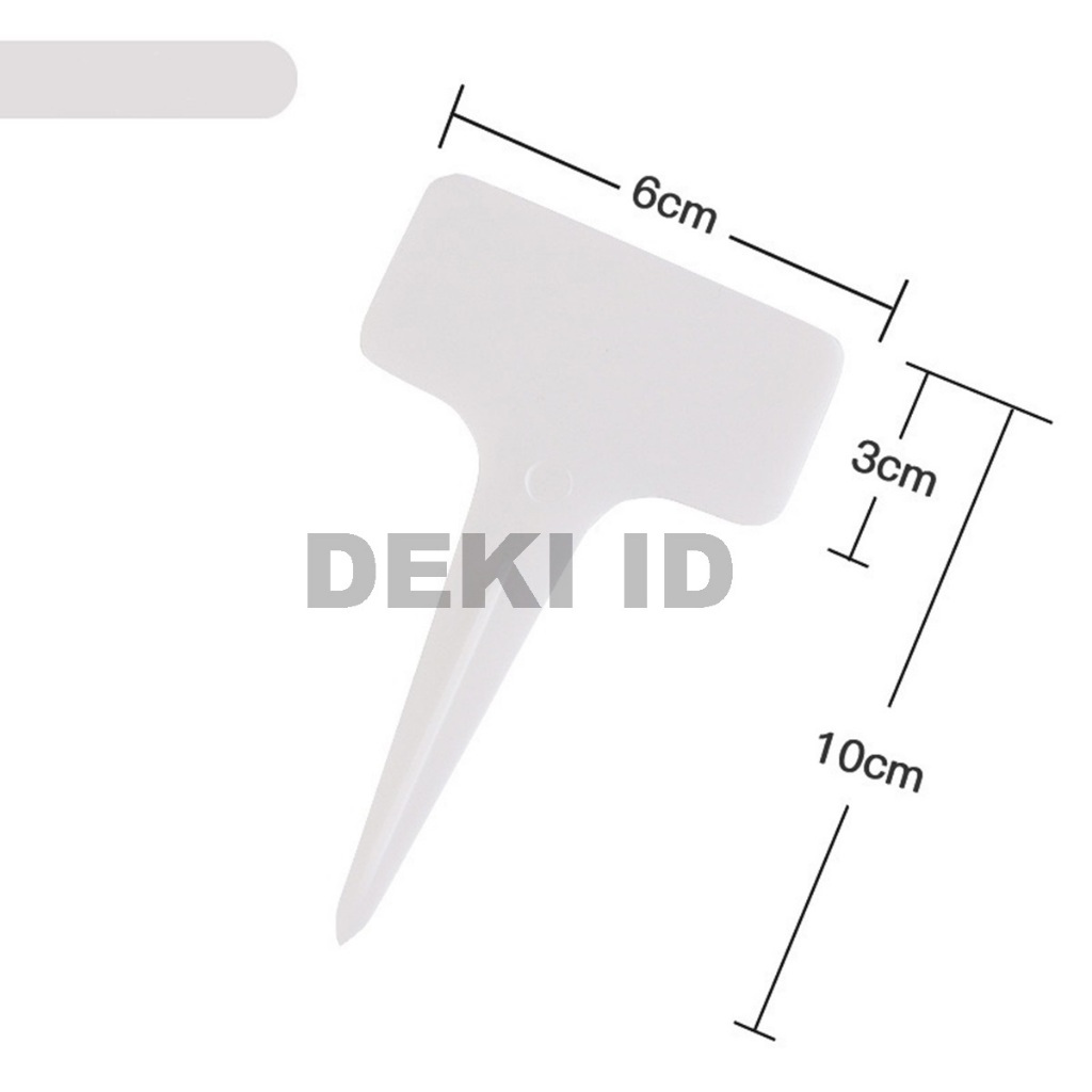 Jual Label Tanaman Tancap 1 Pack Isi 100 Penanda Nama Anti Air Name Tag Plant Marker Waterproof ...