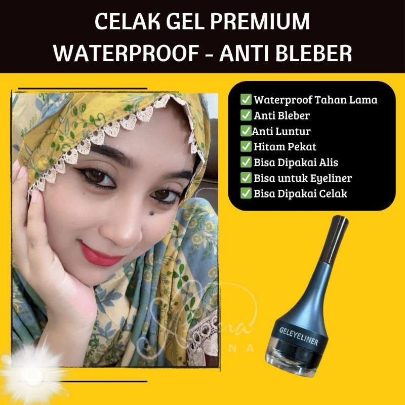Jual CELAK GEL PREMIUM WATERPROOF ANTI MBLEBER ANTI LUNTUR | Shopee ...