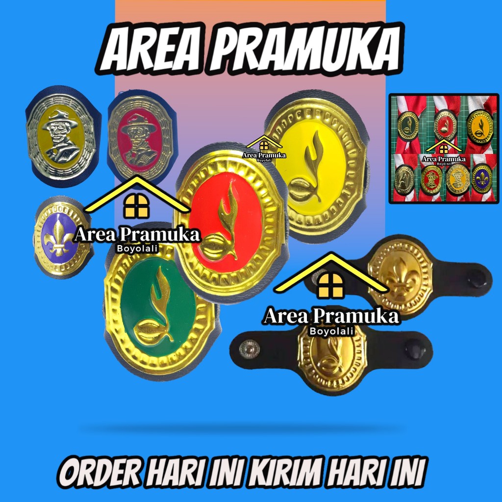 Jual Ring kacu pramuka Kuningan kalep / ring kolong hasduk ( bijian ...