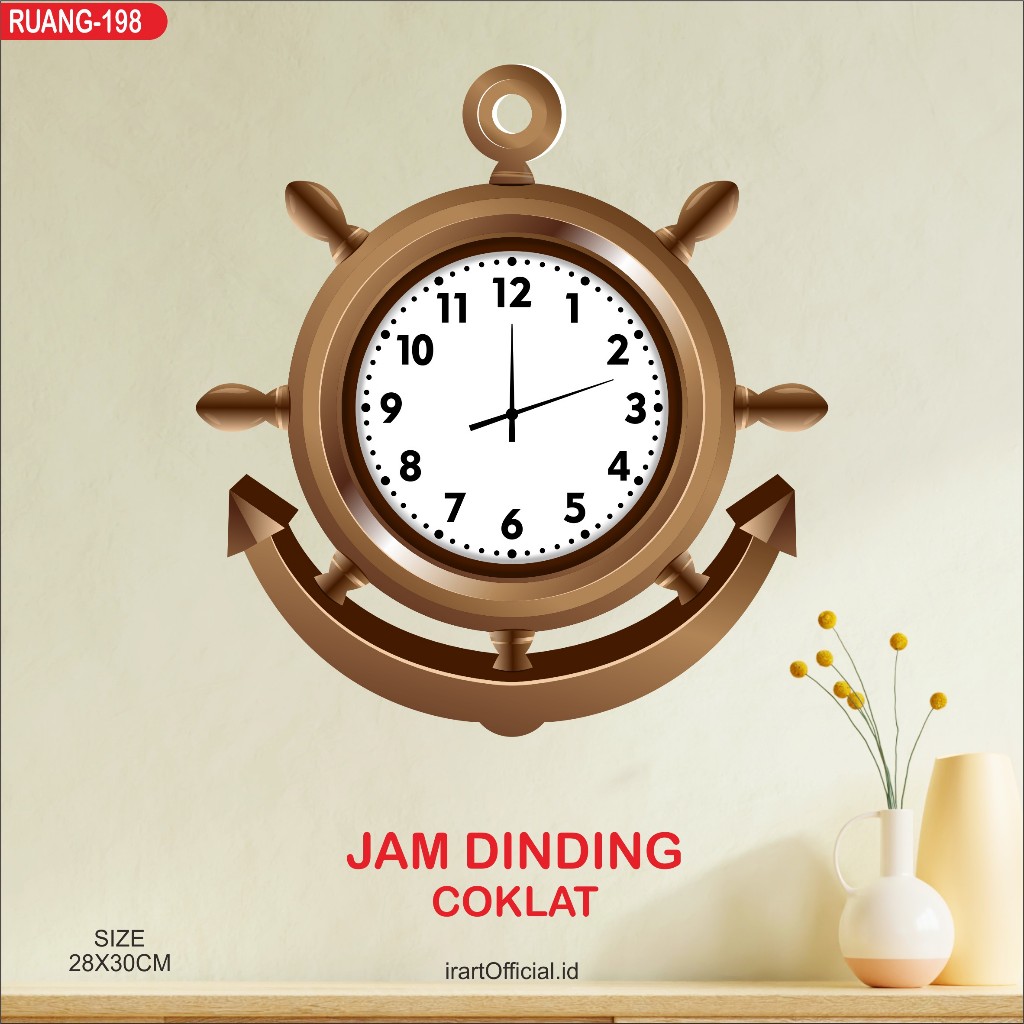 Jual RC 200 Jam Dinding aesthetic Ukir HOME Sweet Home MOTIF JANGKAR ...
