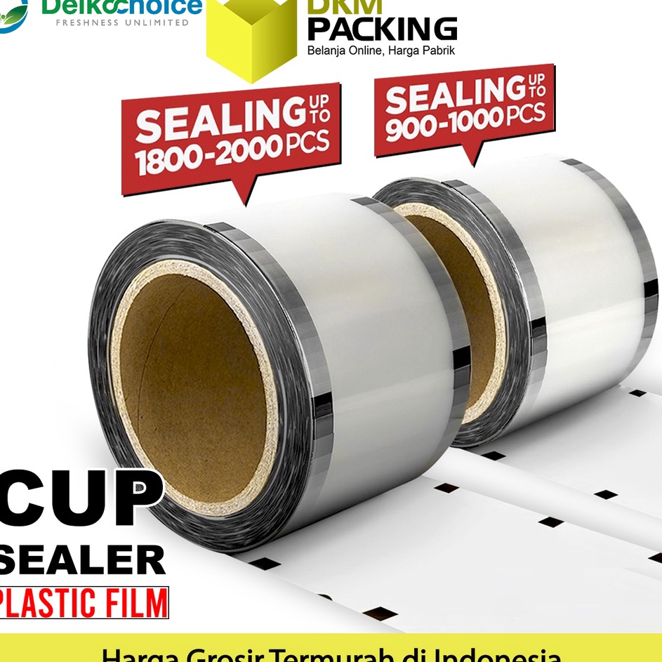 Jual Harga Max PLASTIK CUP Sealer POLOS ROLL Seal Press Tutup Gelas 12 ...