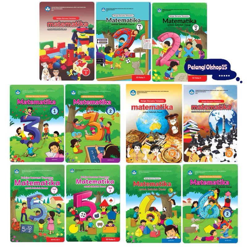 Jual BUKU MATEMATIKA SD/MI KELAS 1 2 3 4 5 6 KURIKULUM MERDEKA KEMENTERIAN | Shopee Indonesia