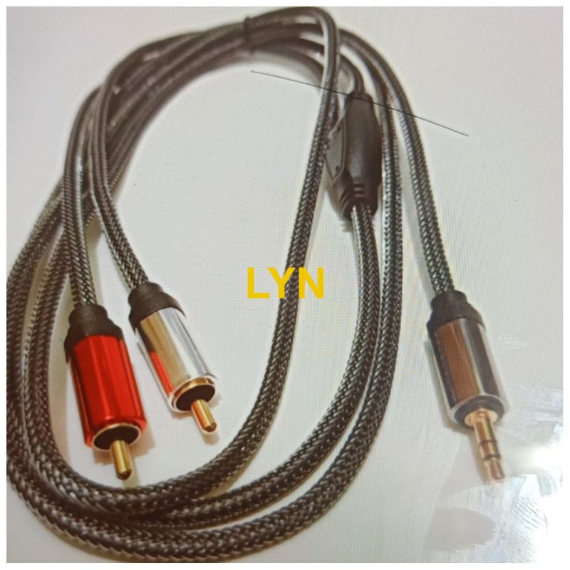 Jual KABEL JACK MINI 3,5MM KE RCA UNTUK HP KE MIXER PANJANG 1 ,5 METER | Shopee Indonesia