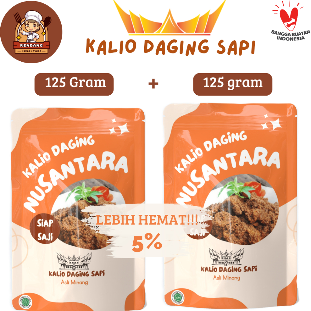 Jual Kalio daging sapi Fresh Masakan Khas Minang Varian Combo Reguler ...