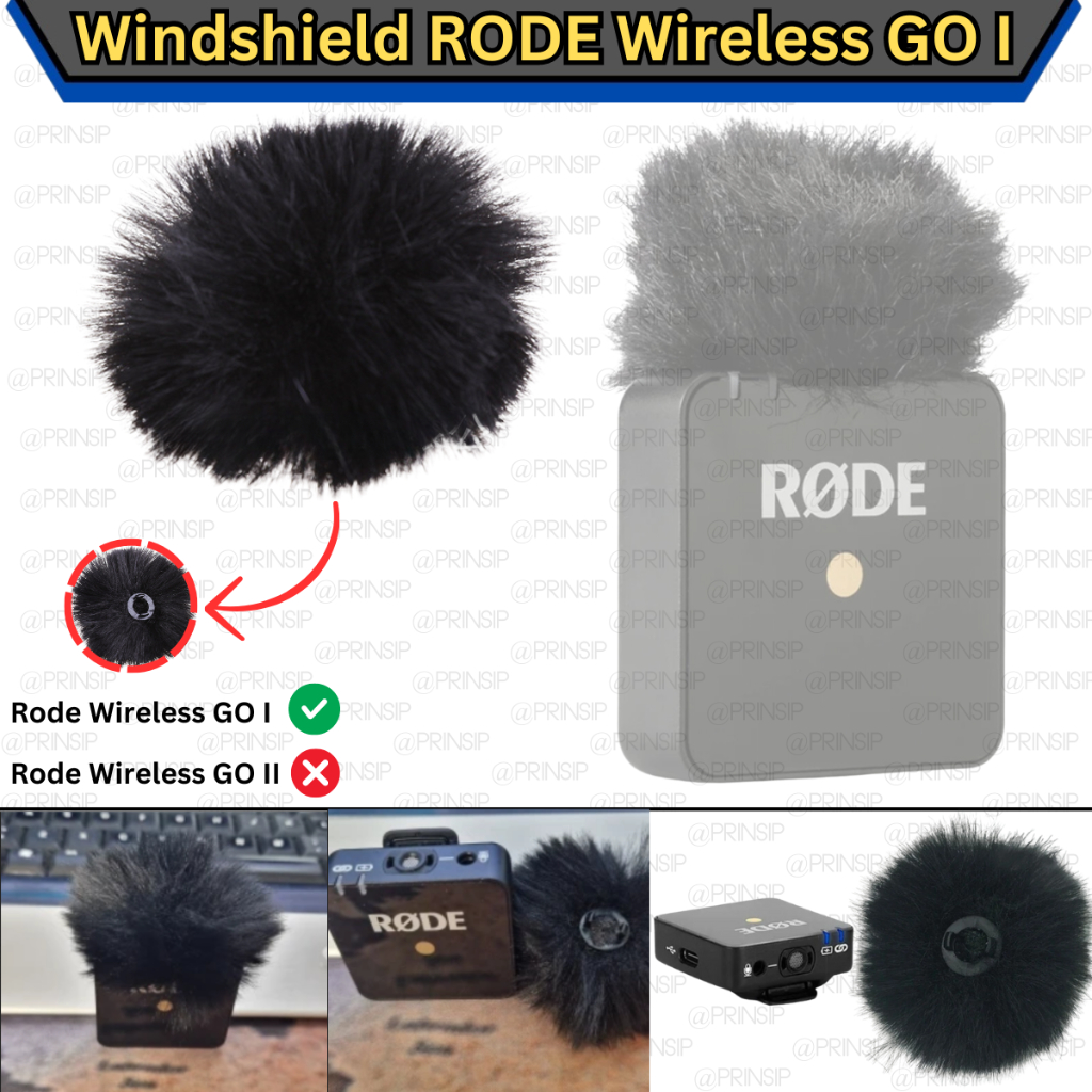 Jual Windscreen For RODE WIRELESS GO I Gen 1 Deadcat Bulu Windshield ...