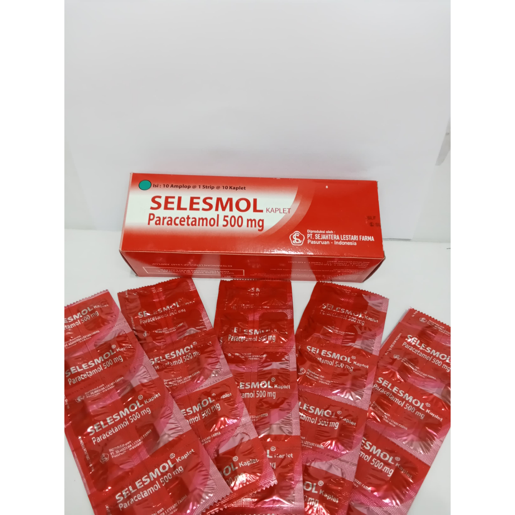 Jual Salesmol Kaplet Paracetamol 500mg (Strip) | Shopee Indonesia