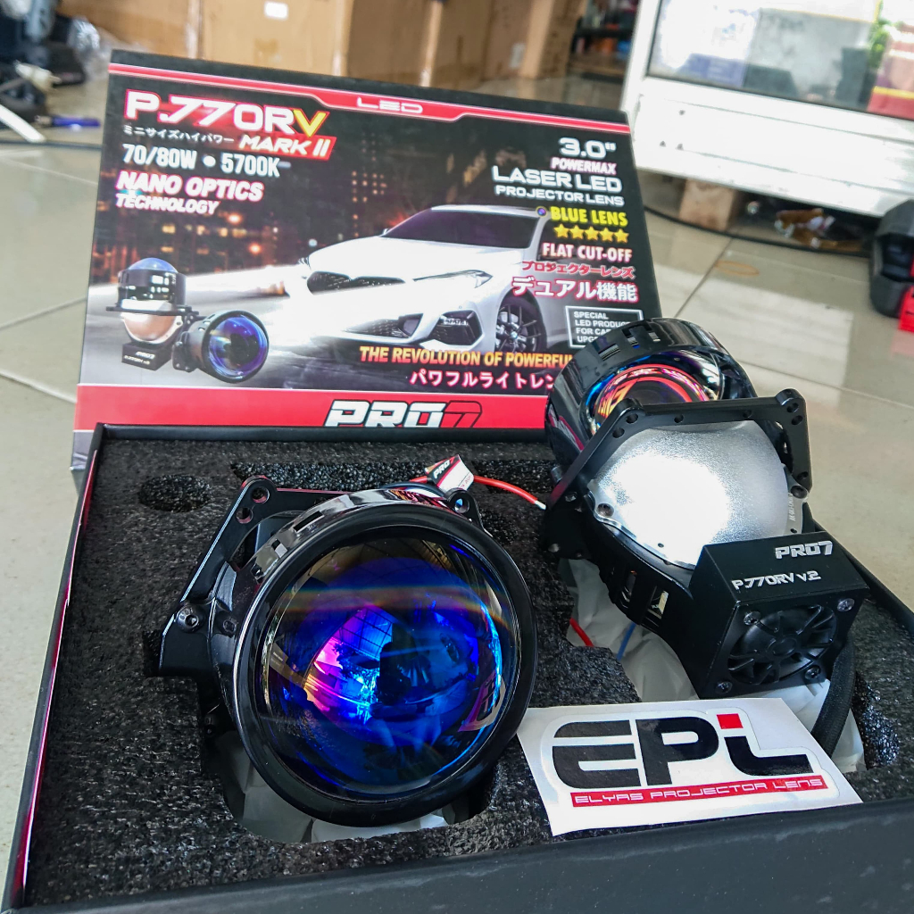 Jual Projie Proji Projector Biled Laser Pro7 P770RV Mk 2 Bluelens 80w | Shopee Indonesia