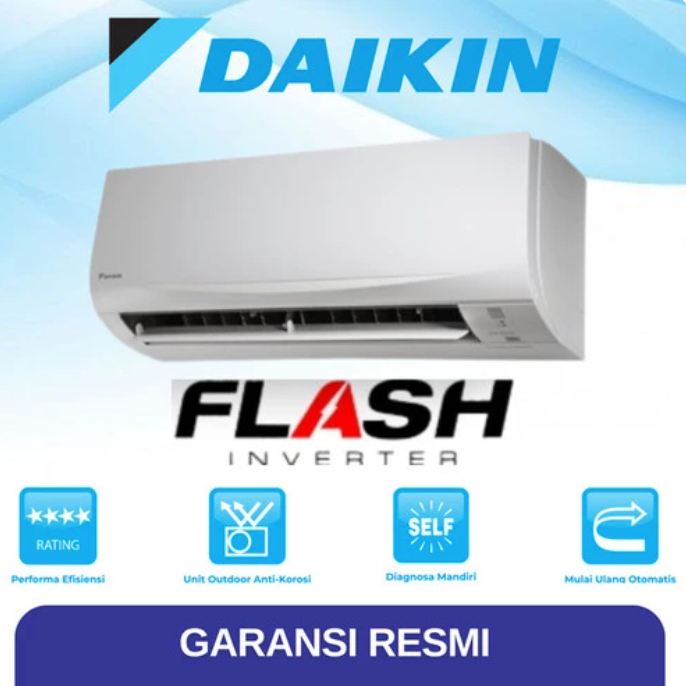 Jual AC Daikin 1 PK Inverter Thailand Split 1PK Flash Inverter ...