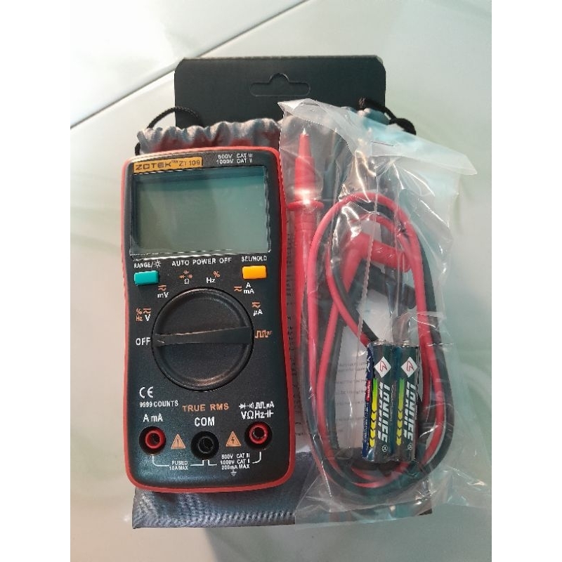 Jual Zotek ZT109 digital avometer digital multimeter digital multester ...