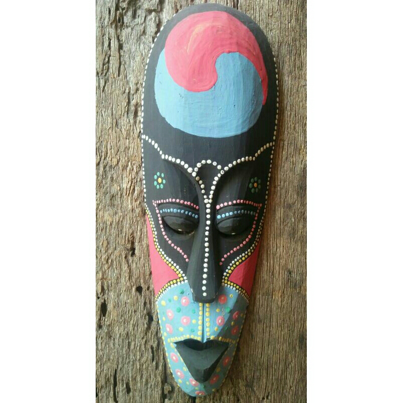 Jual Topeng Motif Modern Art - Bahan Kayu (handmade) | Shopee Indonesia